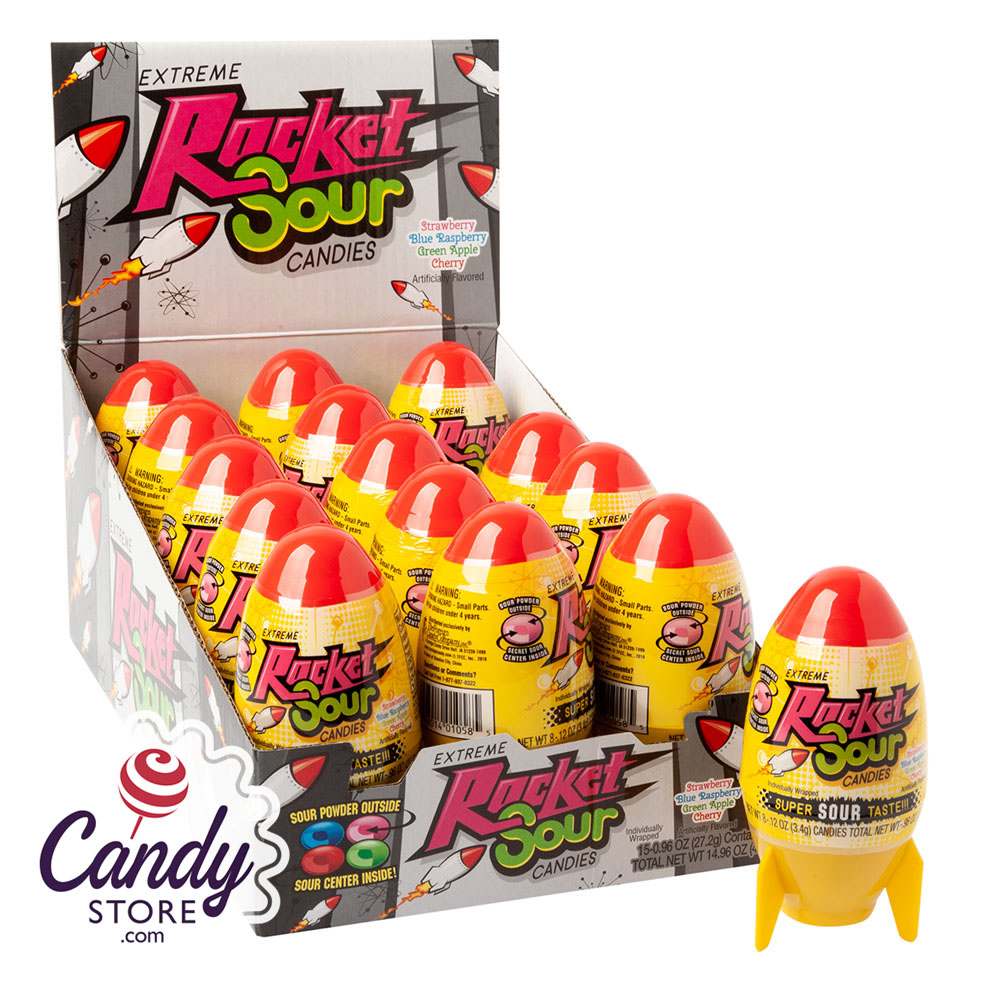 Extreme Rocket Sour Candies 0.96oz - 15ct | CandyStore.com