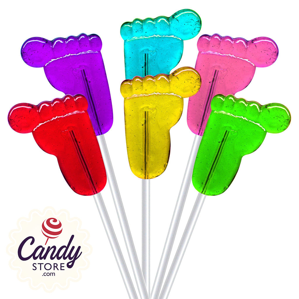 Fancy Pops Feet Lollipops - 100ct | CandyStore.com