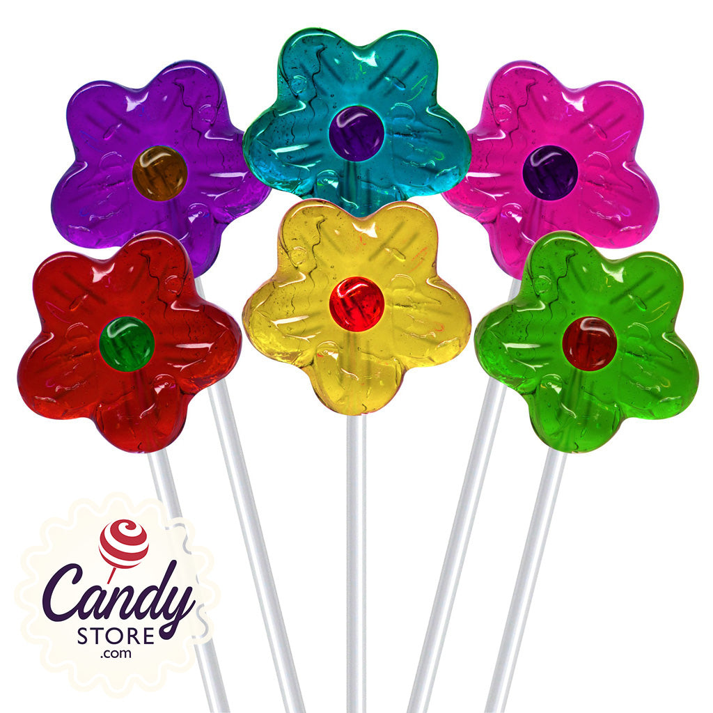 Fancy Pops Flowers Assorted Lollipops - 100ct | CandyStore – CandyStore.com