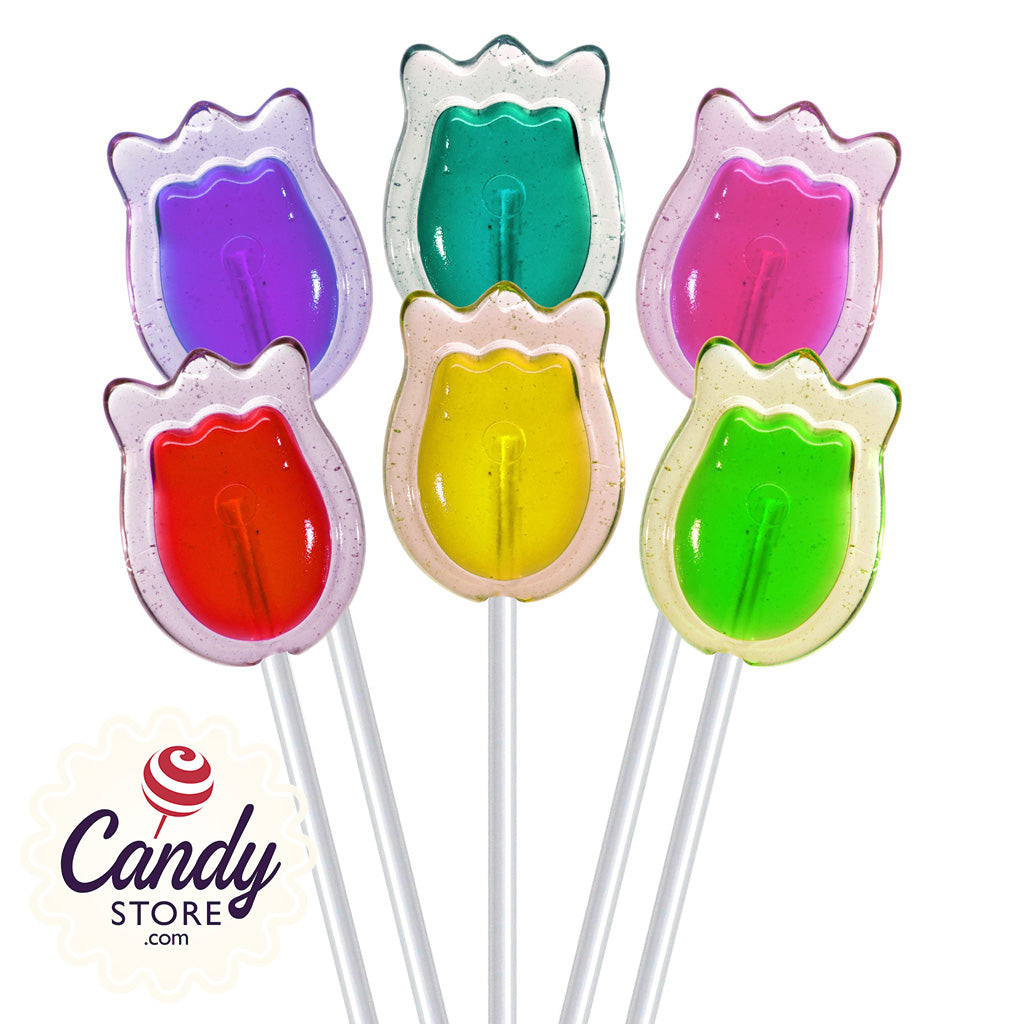 Fancy Pops Tulips Lollipops - 100ct | CandyStore.com