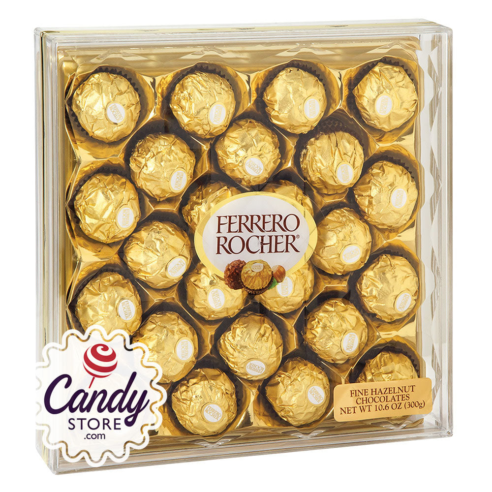 Ferrero Rocher 24-Piece 10.6oz Boxes - CandyStore.com