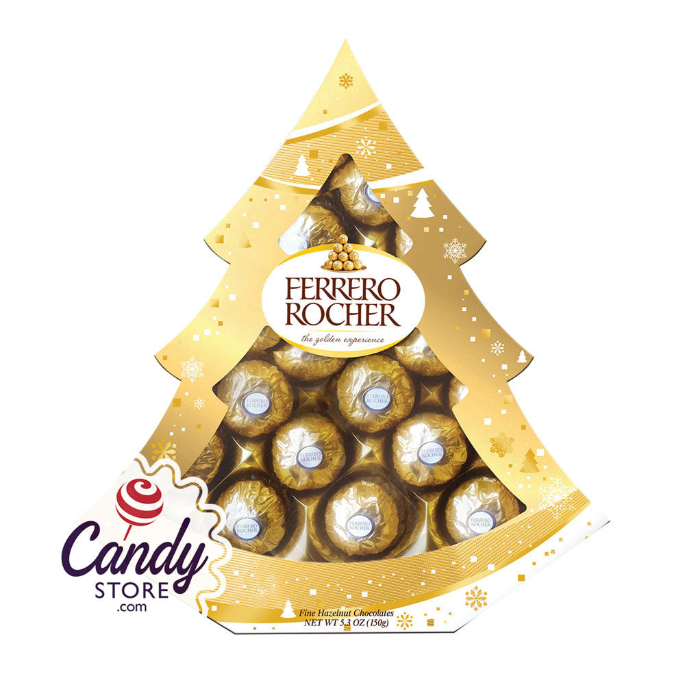 Ferrero Rocher Tree 12-Piece 5.3oz Boxes - CandyStore.com
