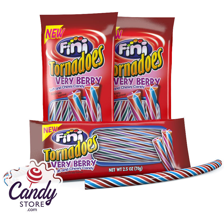 Fini Very Berry Tornadoes - 20ct | CandyStore.com