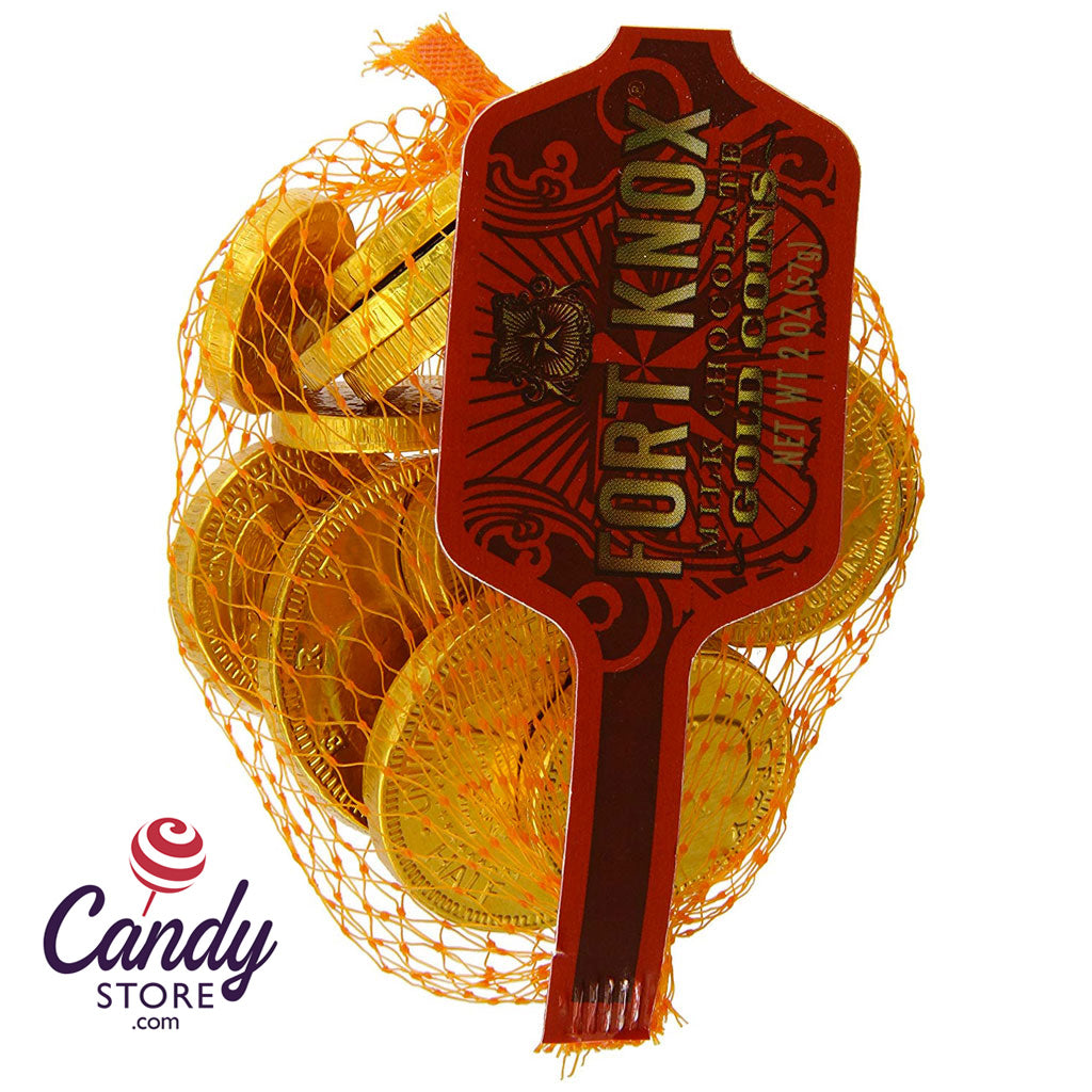 Fort Knox Chocolate Gold Coins - 18ct | CandyStore.com