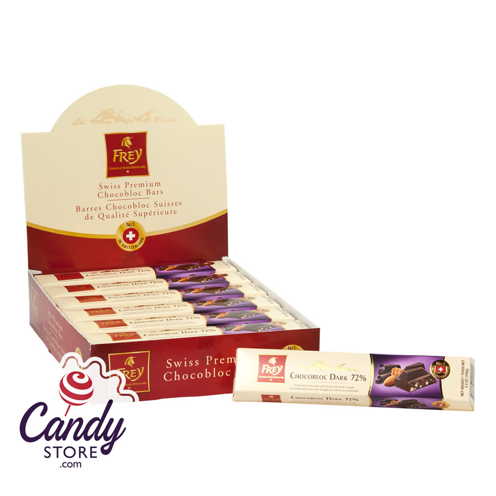 Frey Chocobloc Dark Choc 72% - 12ct | CandyStore.com