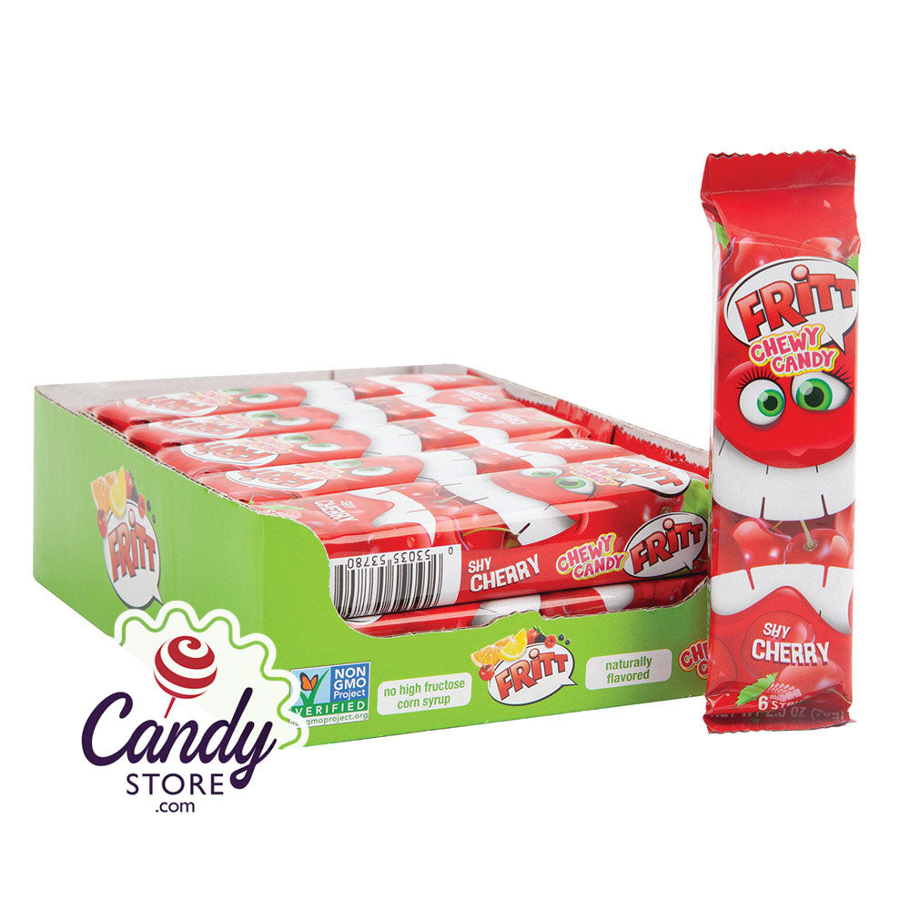 Fritt Cherry Chewy Candy 2.5oz 60ct - CandyStore.com