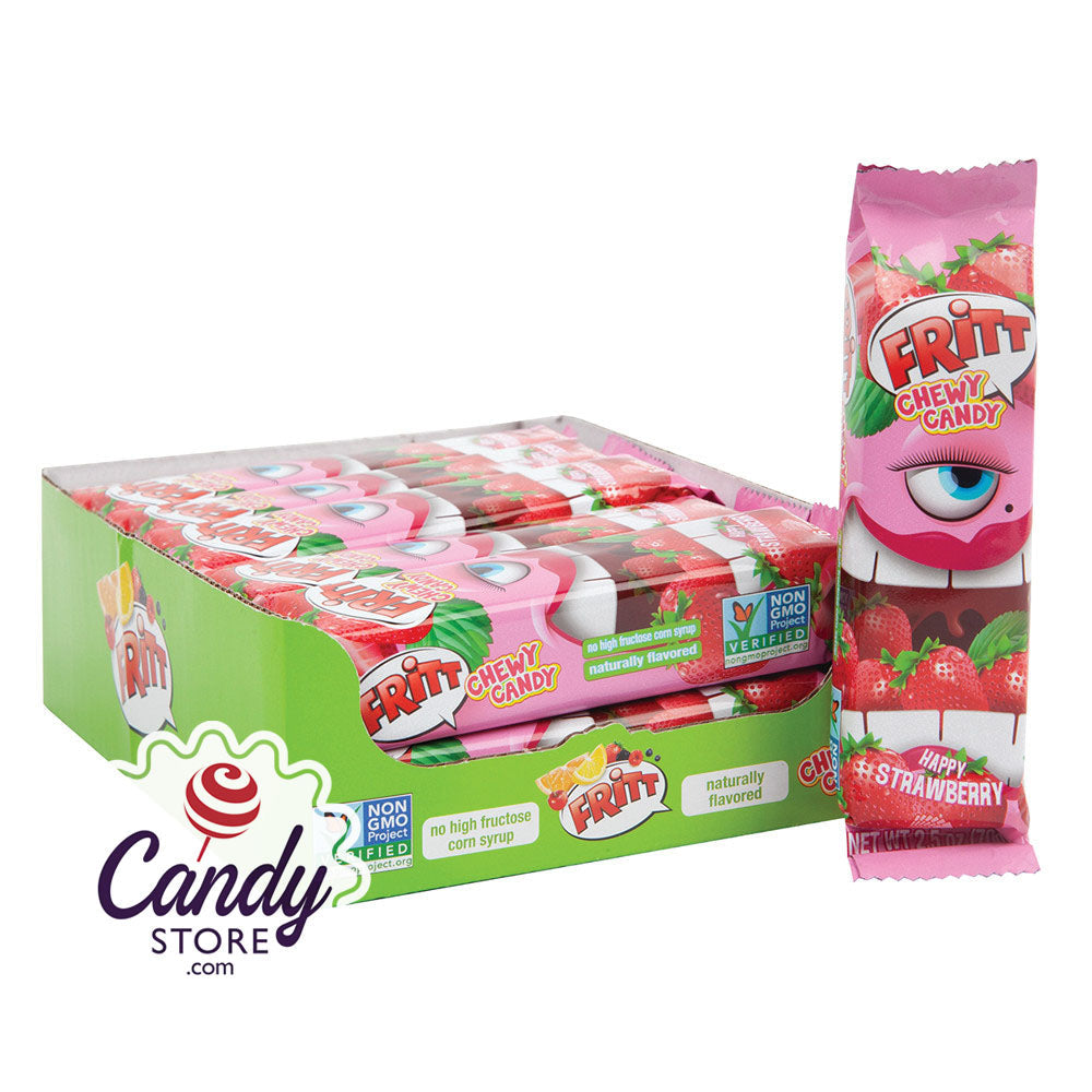 Fritt Strawberry Chewy Candy 2.5oz 60ct - CandyStore.com