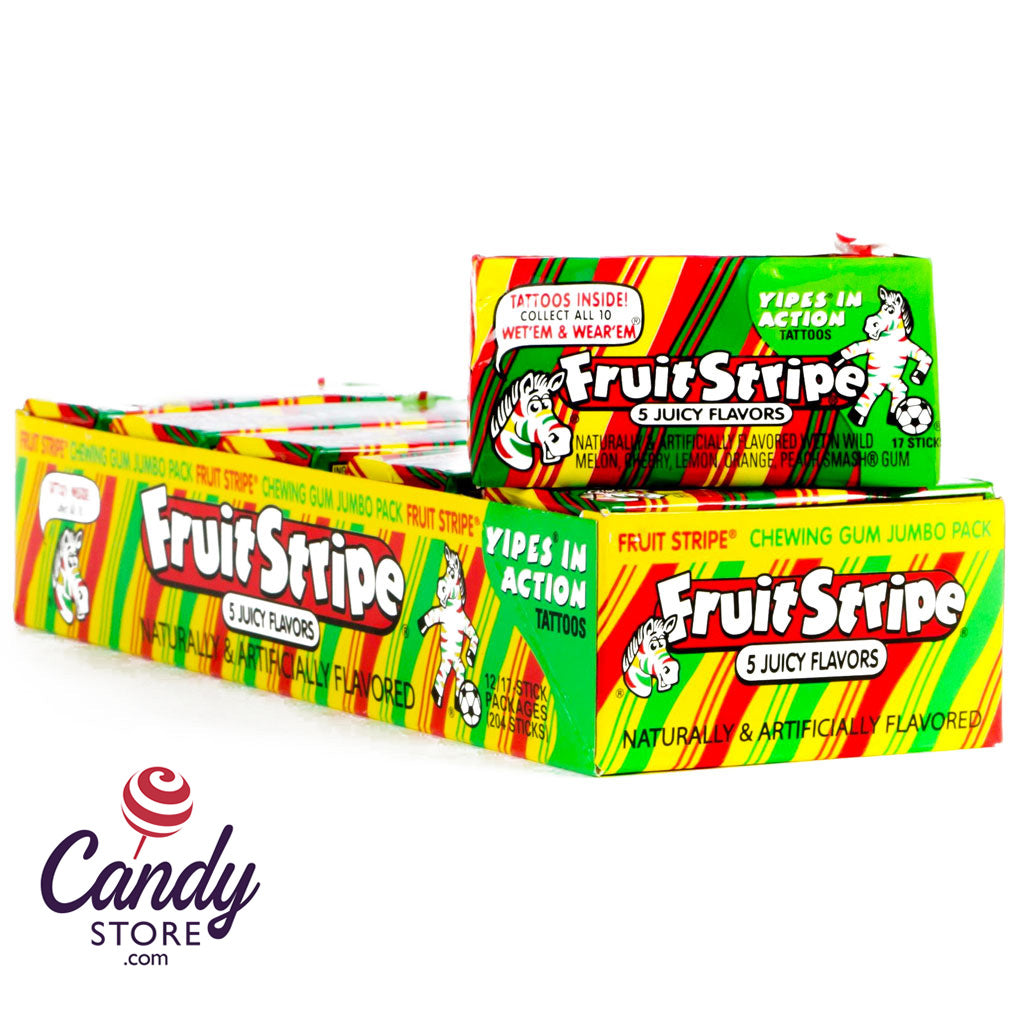 Fruit Stripe Original Gum - 12ct | CandyStore.com