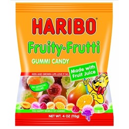 Haribo Fruity-Fruitti Peg Bag - 12ct | CandyStore.com
