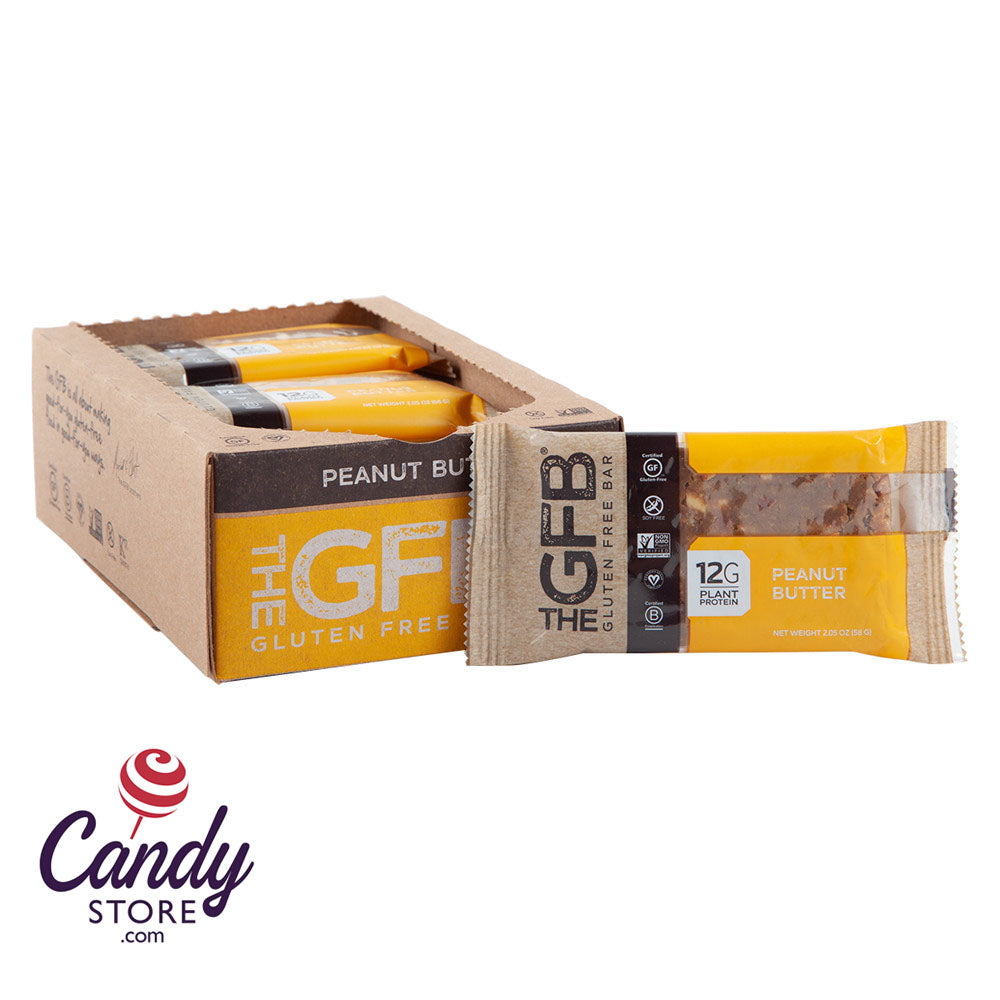 GFB Peanut Butter 2.05oz Gluten Free Bars 12ct - CandyStore.com