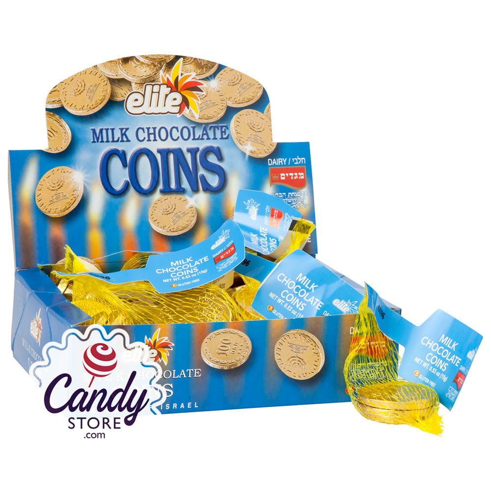 Gelt Milk Chocolate 0.53oz 24ct - CandyStore.com