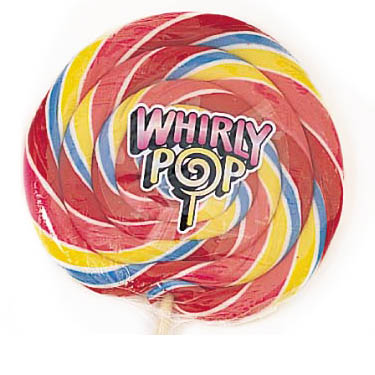 Giant Whirly Pops 10ct - Rainbow | CandyStore.com