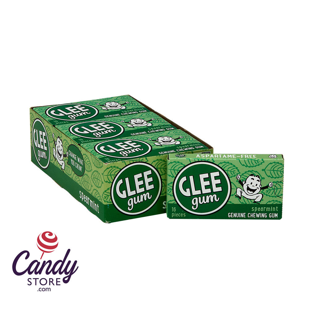 Glee Gum Spearmint Gum 12ct - CandyStore.com