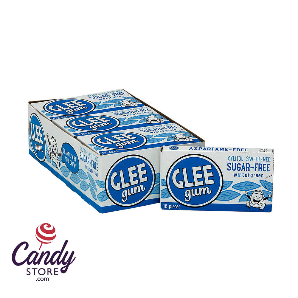 Glee Gum Sugar Free Wintergreen Gum 12ct - CandyStore.com