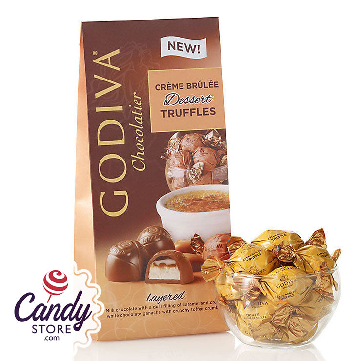 Godiva Creme Brulee Dessert Truffles Bags - 6ct – CandyStore.com
