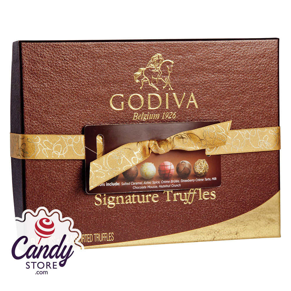 Godiva Signature Chocolate Truffles Gift Box 12-Piece - 12ct Boxes