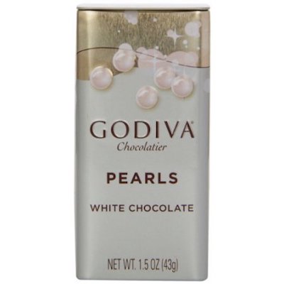 Godiva White Chocolate Pearls - 18ct | CandyStore.com