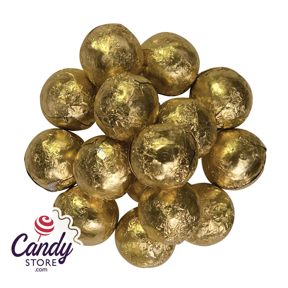 Gold Foiled Milk Chocolate Marble - 10lb | CandyStore.com
