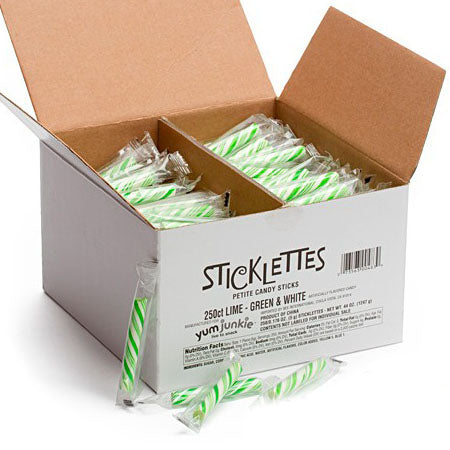 Green Mini Candy Sticklettes - 250ct | CandyStore.com