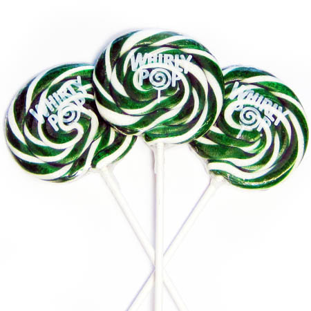 Green Whirly Pops - 60ct | CandyStore.com
