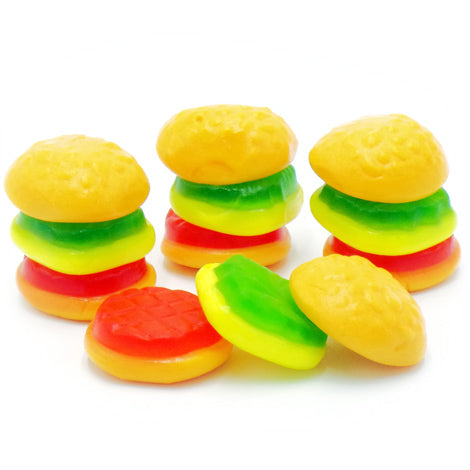 Gummi Mini Burgers - 60ct Box | CandyStore.com