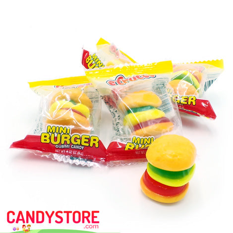 Gummi Mini Burgers - 60ct Box | CandyStore.com