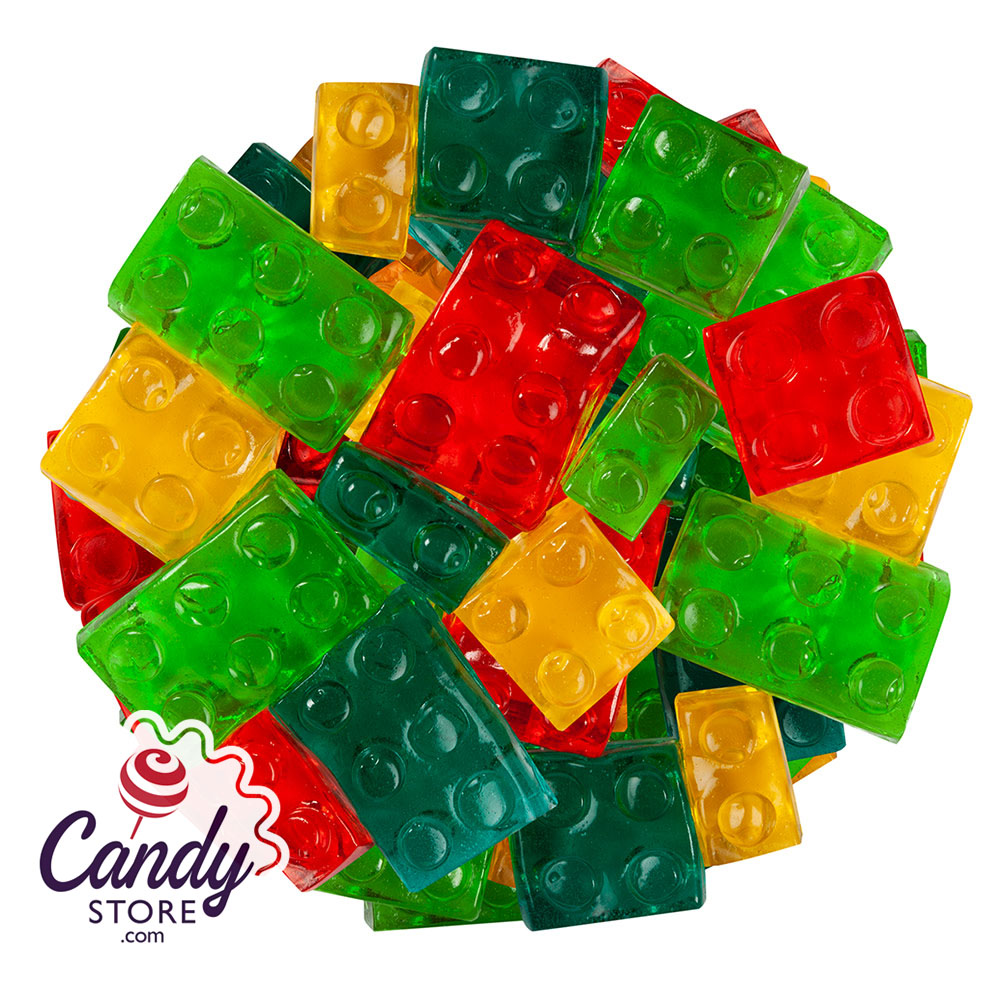 Gummy 3D Building Blocks - 13.2lb Bulk | CandyStore.com