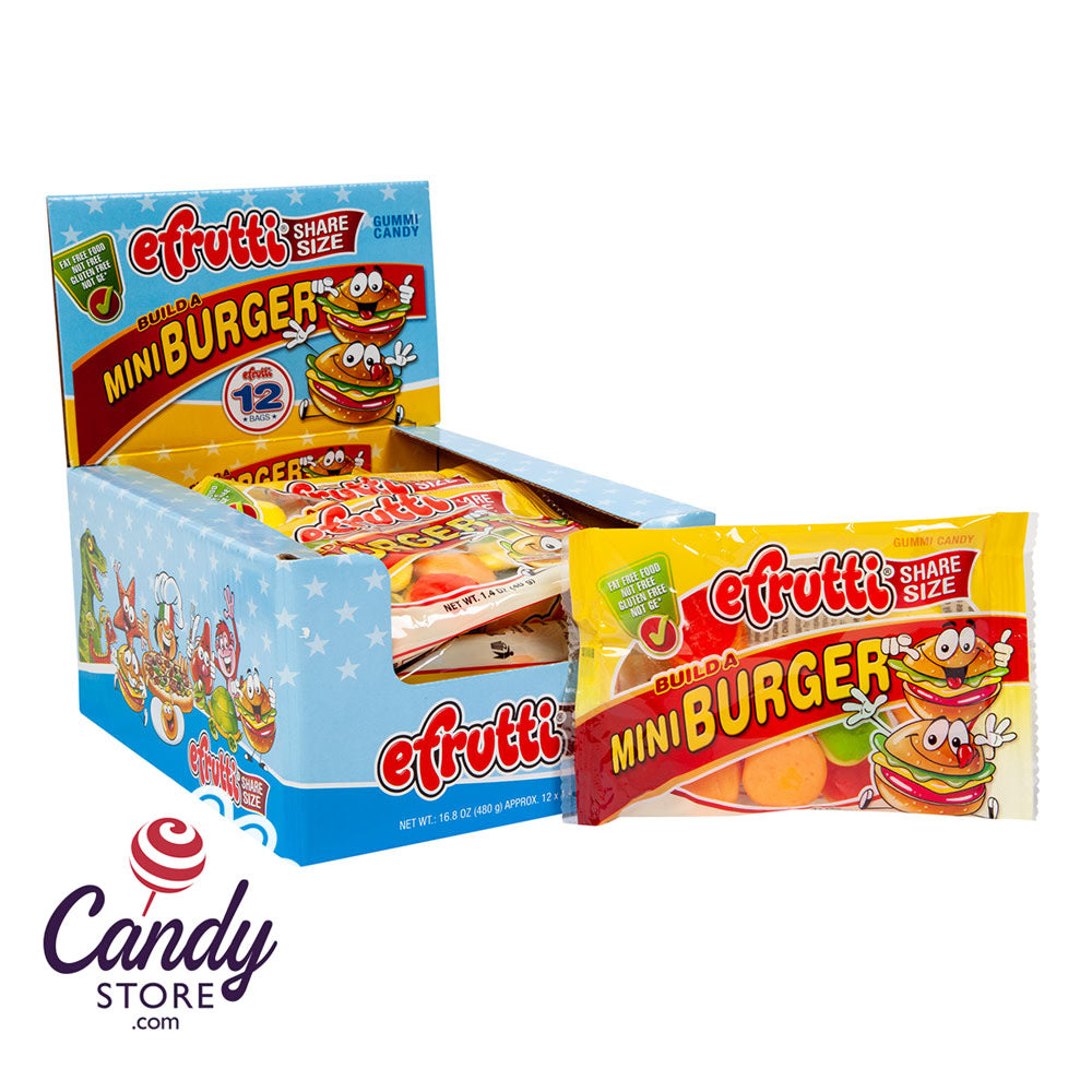 Gummy Build A Burger 1.4oz 12ct - CandyStore.com