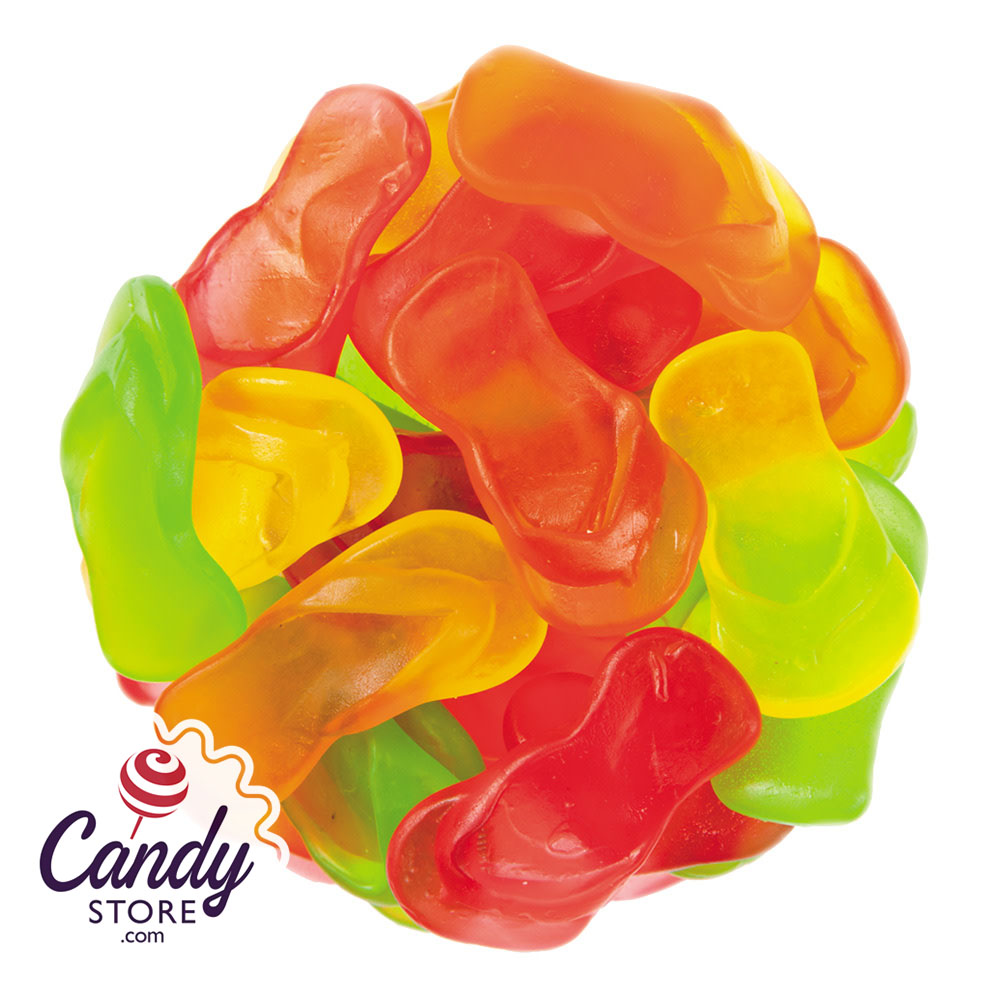 Gummy Flip Flops - 6.6lb Bulk | CandyStore.com