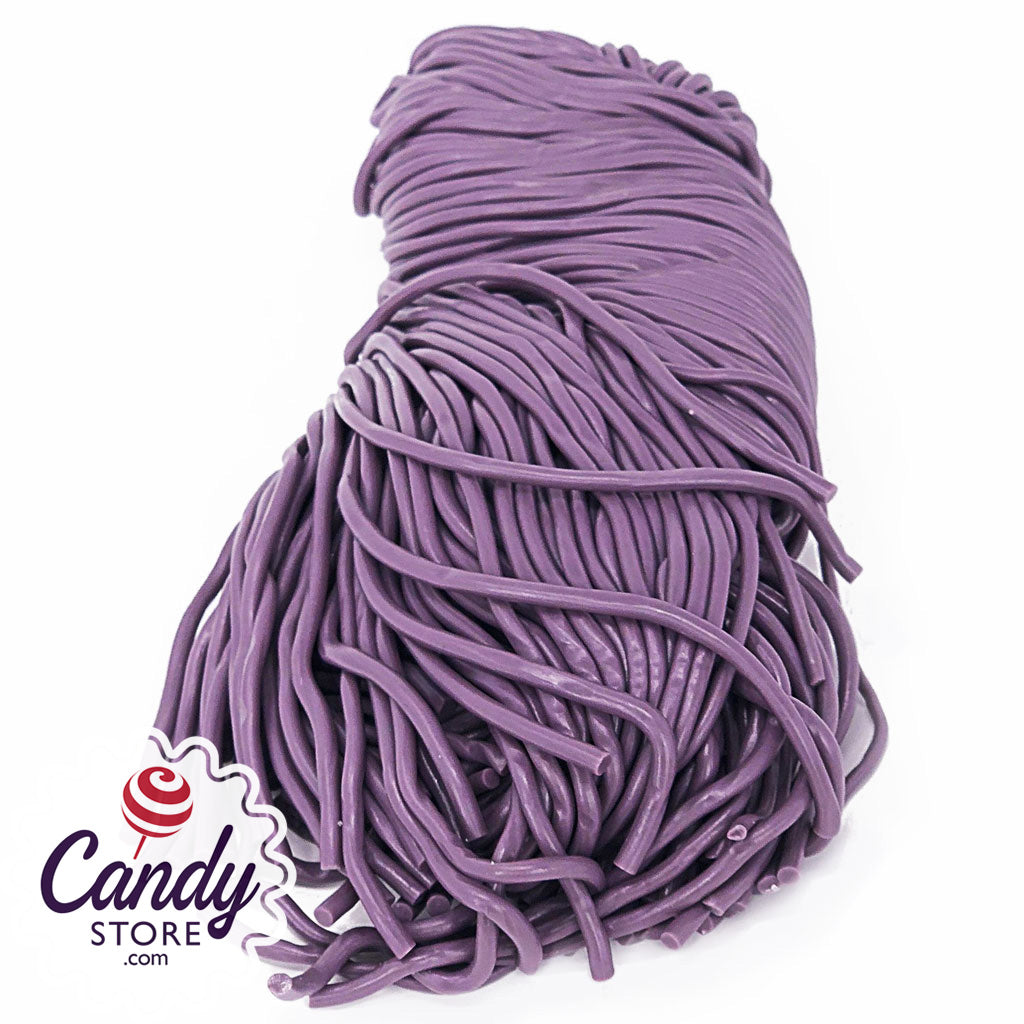 Gustaf's Grape Laces Purple Licorice - 2lb | CandyStore.com