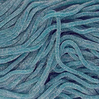 Gustaf's Sour Blue Raspberry Licorice Laces - 2lb