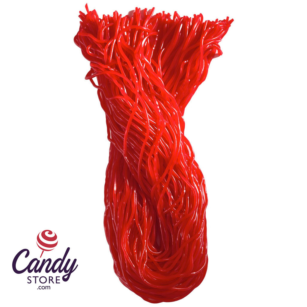 Gustaf's Strawberry Red Licorice Laces - 20lb | CandyStore – CandyStore.com