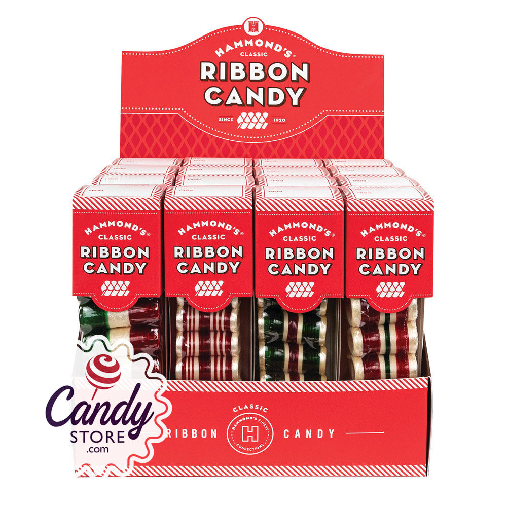 Hammond's Assorted Ribbon Candy 3oz 16ct - CandyStore.com