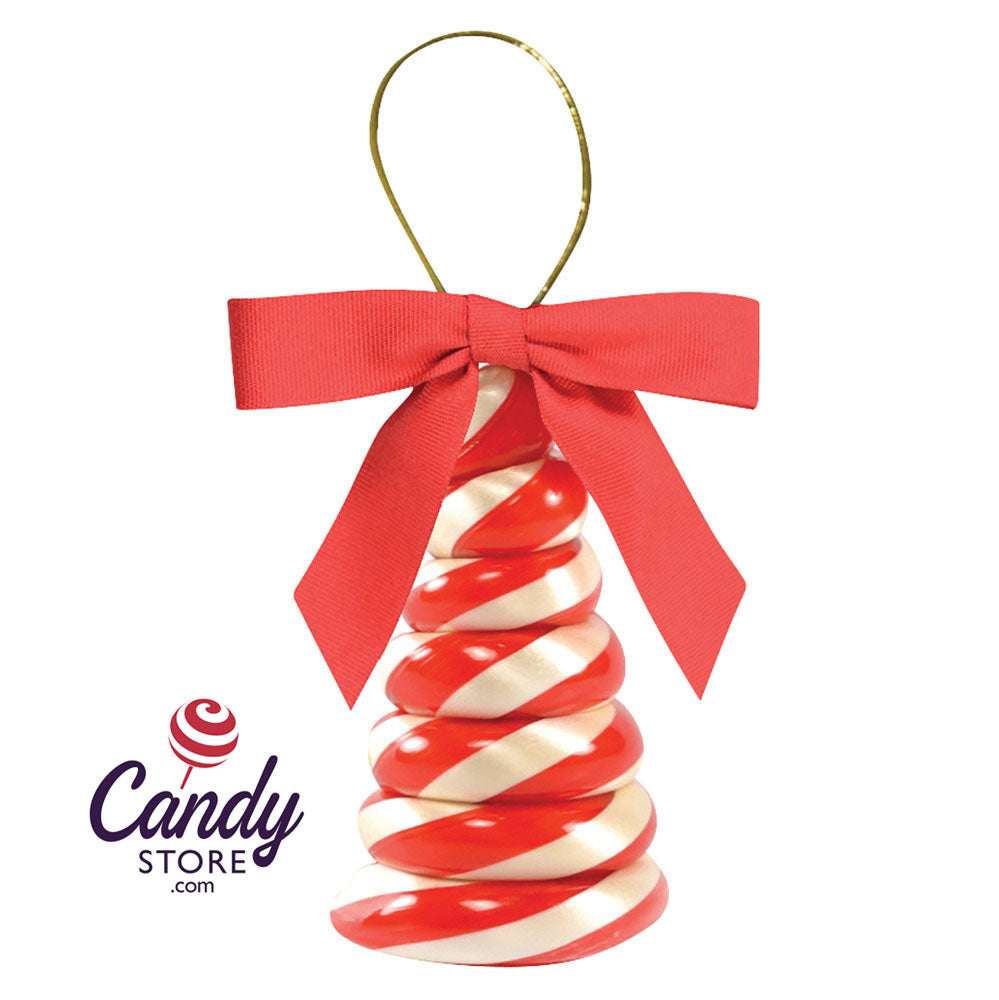 Hammond's Peppermint Cone Tree Ornament 1.5oz 12ct - CandyStore.com