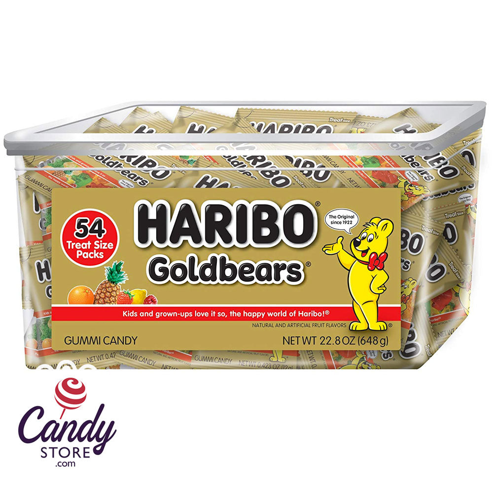 Haribo Gold Bears - Mini Bags 54ct | CandyStore.com