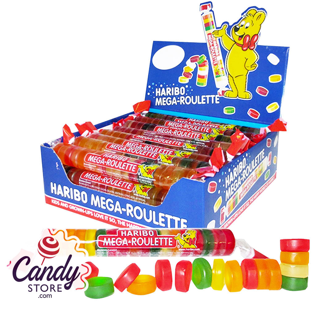 Haribo Mega Roulette Gummi Candy - 24ct | CandyStore.com