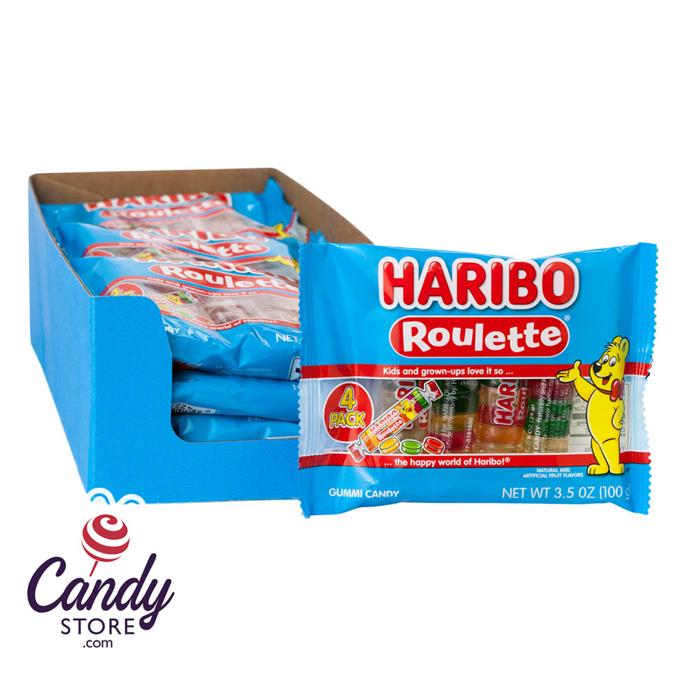 Haribo Roulette Gummy Candy 4 Pc 3.5oz - 15ct | CandyStore – CandyStore.com