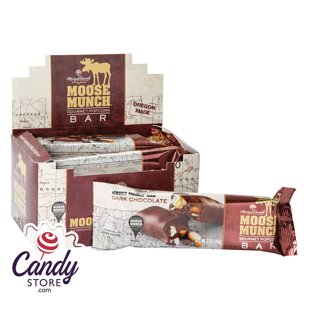 Harry & David Dark Chocolate Moose Munch 2oz Bar - 6ct – CandyStore.com
