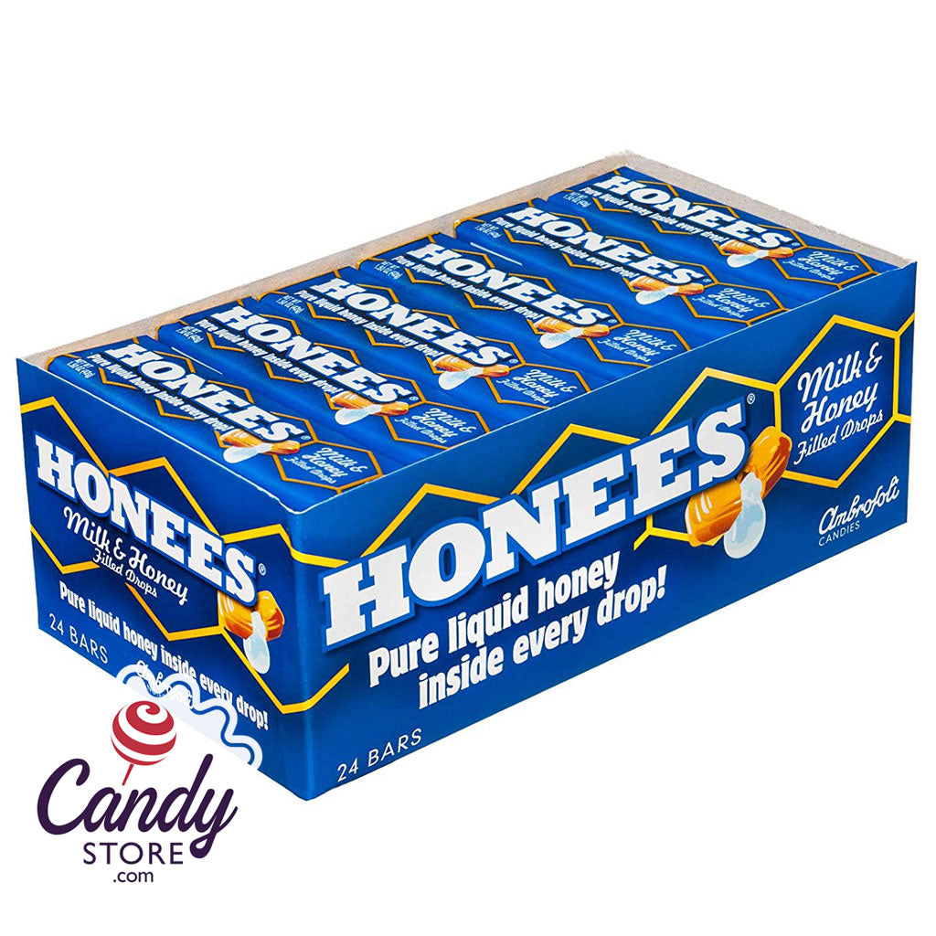 Honees Milk-N-Honey Bars Ambrosoli - 24ct | CandyStore.com
