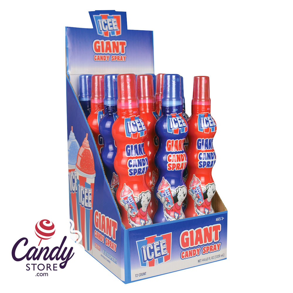 Icee Giant Spray Candy 3.72oz - 12ct | CandyStore.com