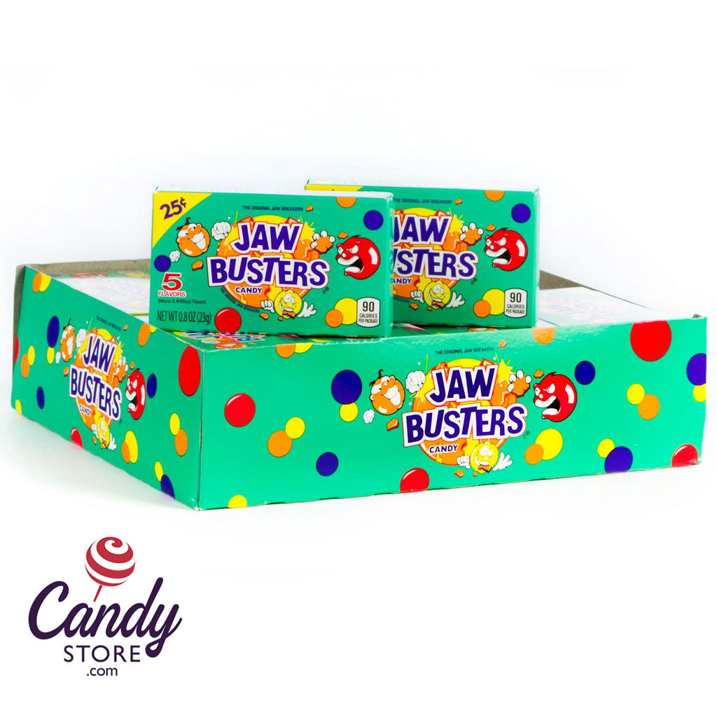 Jaw Busters Jawbreakers Candy Mini Boxes - 24ct – CandyStore.com