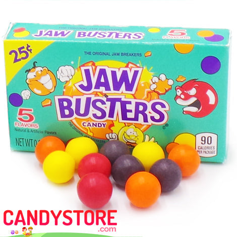 Jaw Busters Jawbreakers Candy Mini Boxes - 24ct