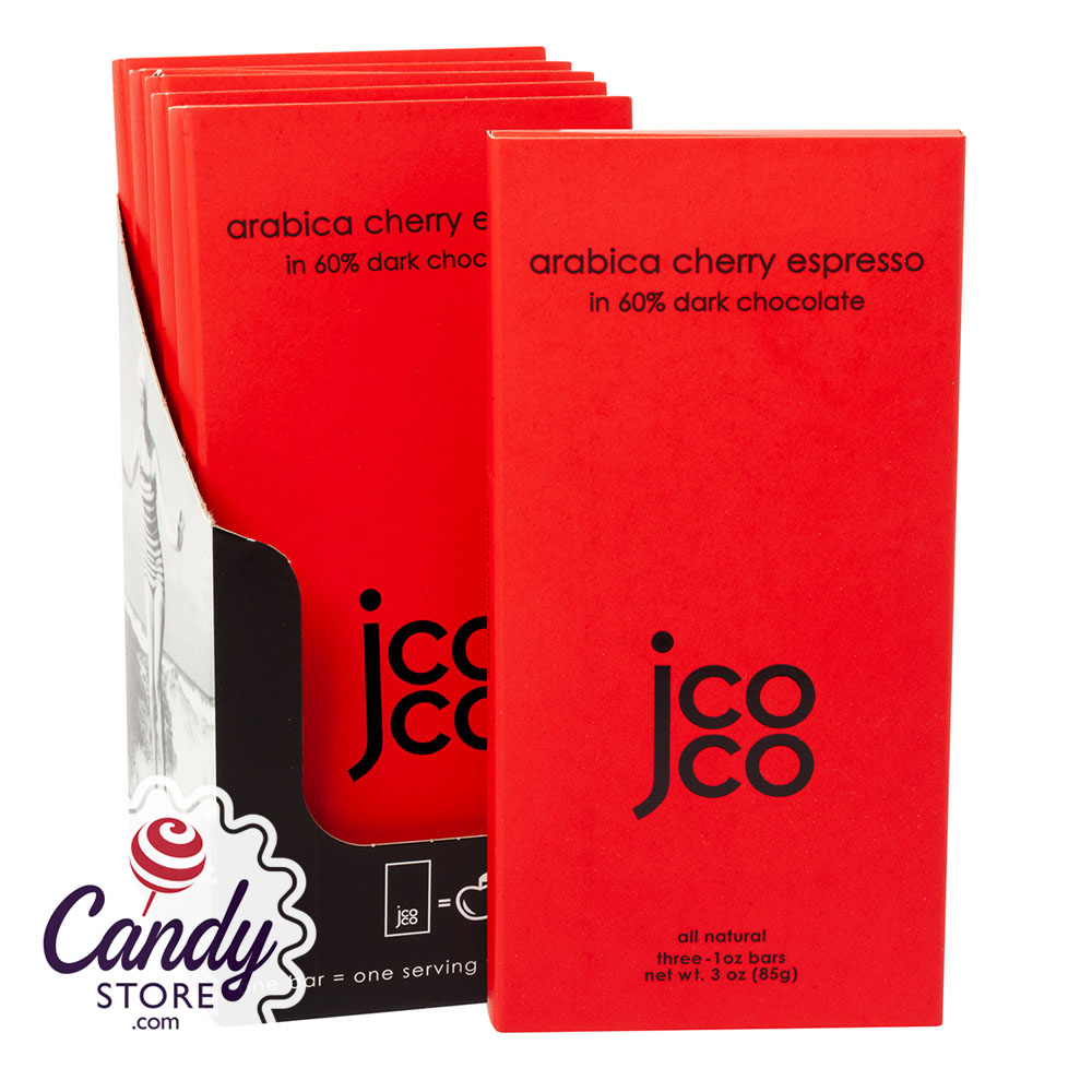 Jcoco Arabica Cherry Espresso 3oz Bar - 6ct | CandyStore.com