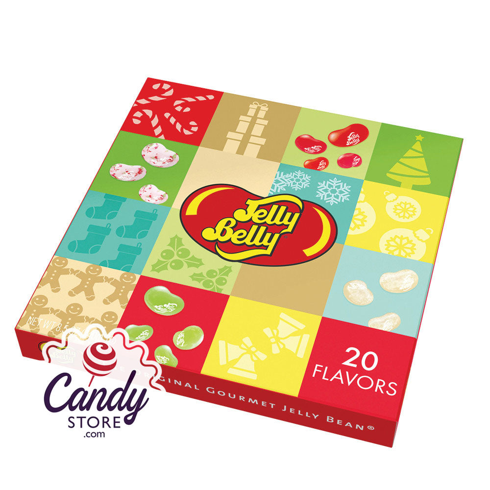 Jelly Belly 20-Flavor Christmas 8.5oz Gift Boxes 10ct - CandyStore.com