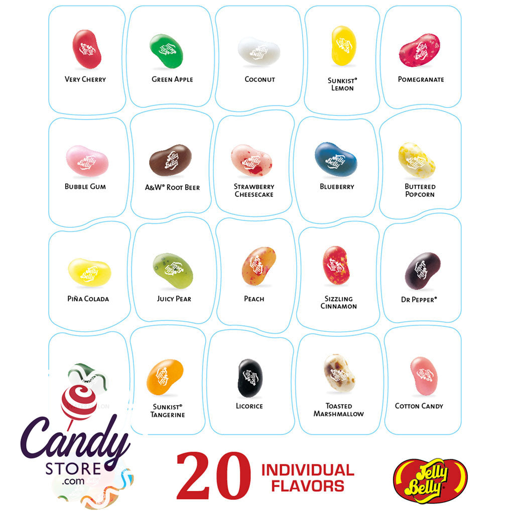 Jelly Belly 20-Flavor Gift Box - 10ct | CandyStore.com