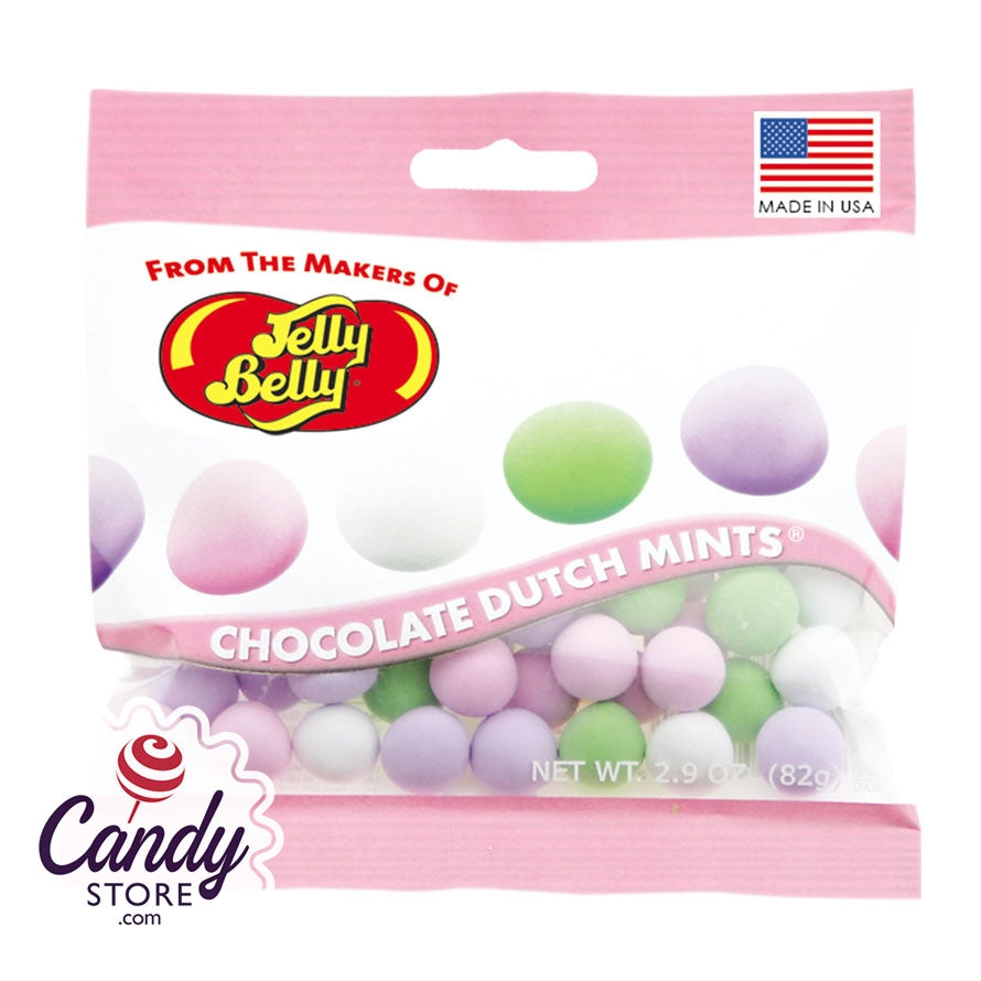 Jelly Belly Chocolate Dutch Mints 2.9oz Bags - 12ct