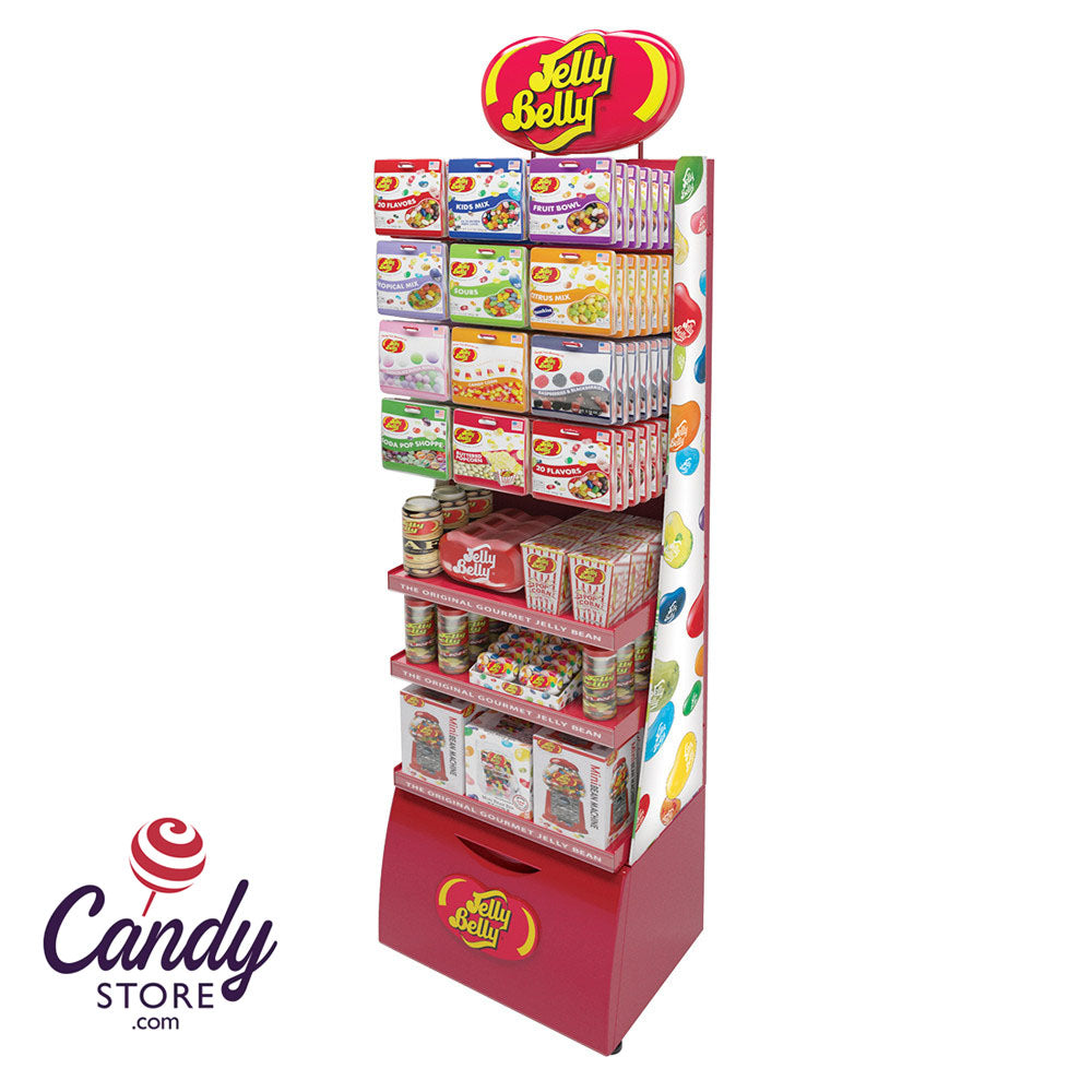 Jelly Belly Combo Shelf Kit Curve Rack 1ct - CandyStore.com