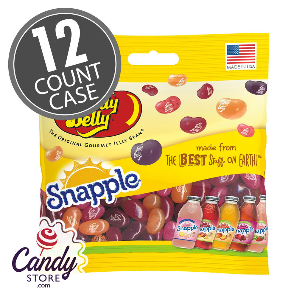 Jelly Belly Snapple Mix Jelly Beans Bags - 12ct – CandyStore.com