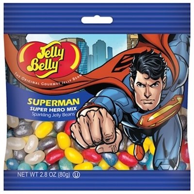 Jelly Belly Superman Jelly Beans 2.8oz Bags - 12ct