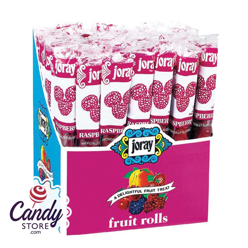 Joray Raspberry Fruit Rolls 0.75oz 48ct - CandyStore.com